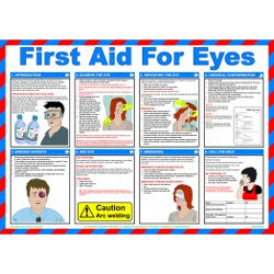 First Aid For Eyes Poster – Accidental Health & Safety - Sydney West