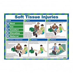 Soft Tissue Injuries Poster – Accidental Health & Safety - Sydney West